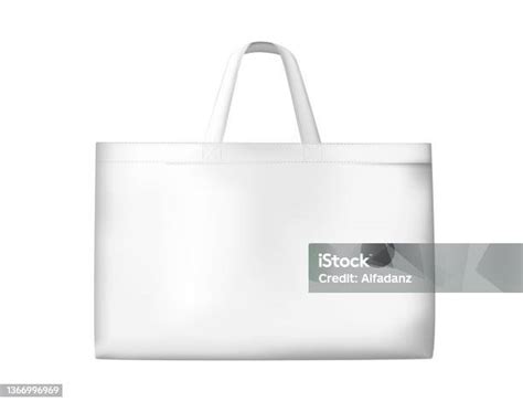 화이트 백에 에코 쇼핑 리얼한 벡터 일러스트를 위한 화이트 클로스 코튼 백 가방에 대한 스톡 벡터 아트 및 기타 이미지 가방