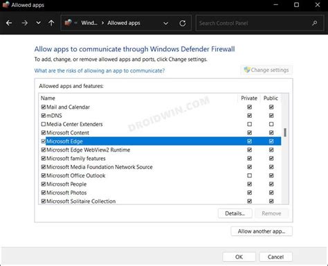 Allow Edge Through Firewall In Windows 11 Add It To Exception List
