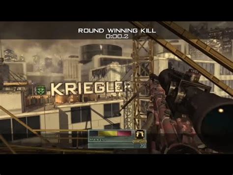 Mw2 Sandd Highlights 2 Insane Crane Shot Youtube
