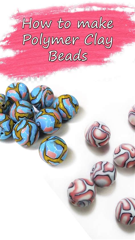 Polymer Clay Free Video Tutorial Beads Tutorial Jewelry Tutorial Diy How To Make Beads