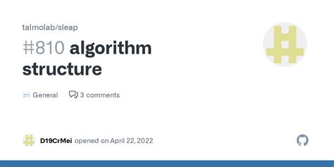 Algorithm Structure · Talmolab Sleap · Discussion 810 · Github