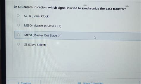 In Spi Communication Which Signal Is Used To Studyx