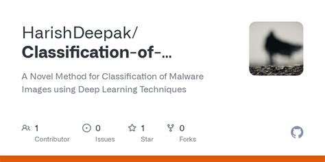 Github Harishdeepak Classification Of Malware Images Using Deep Learning Techniques A Novel