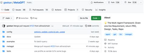 github 1 1万星，模拟软件开发流程，开源框架metagpt爆火 知乎