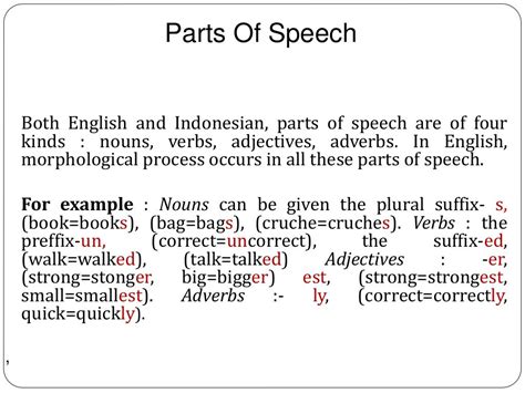 Contractive Analysis Of Morphology