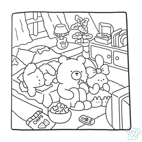 26 Cozy Friends Para Colorear Imprime Pdf Gratis Cozy Friends