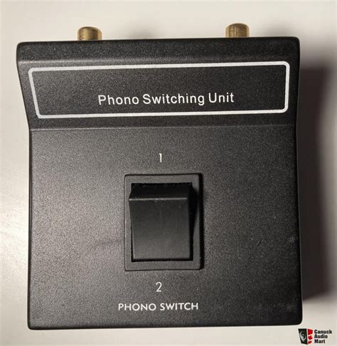 Phono Switching Unit Best Offer For Canuck Audio Mart