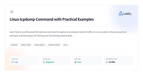 Linux Tcpdump Command With Practical Examples Labex