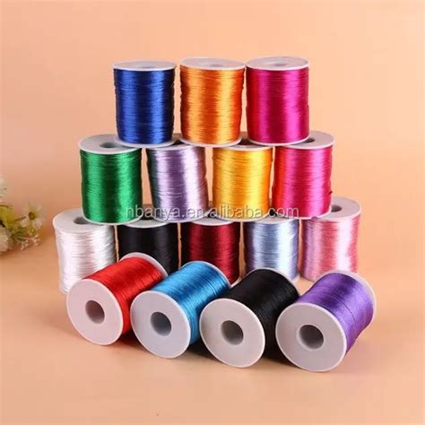 Factory Big Quantity Bobby Tiny Cord 1mm 2mm 3mm Satin Cord Buy