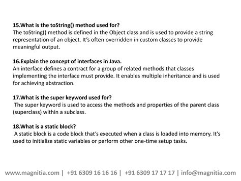 Top 20 Core Java Interview Questions And Answers For Selenium Automation Testingpptpptx