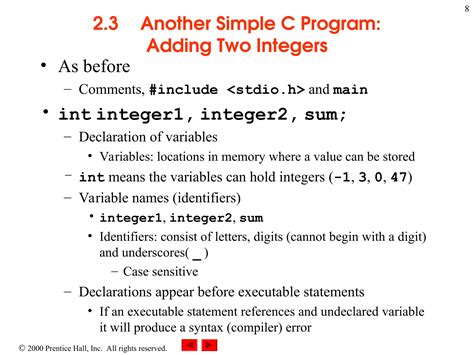 Cchap02ppt Introduction To C Programming Language Ppt