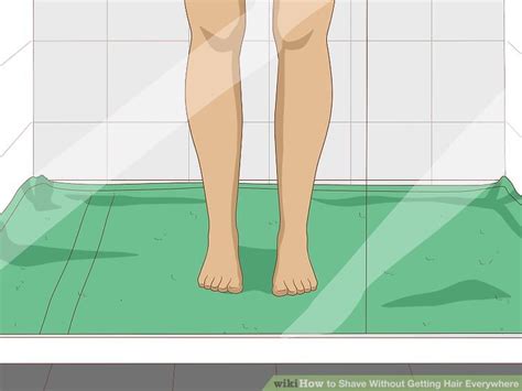 3 Simple Ways To Shave Without Getting Hair Everywhere Wikihow
