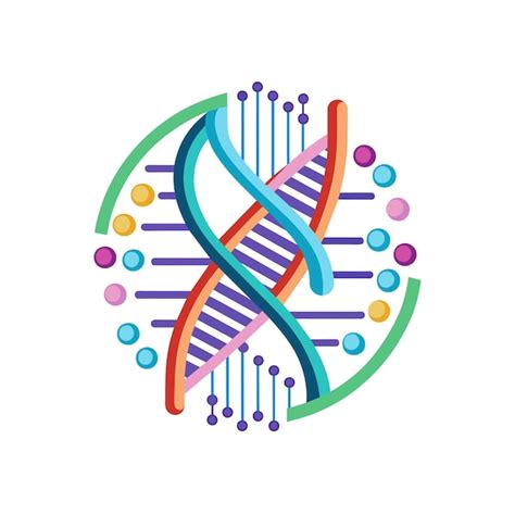 기술 회사의 로고 디자인 터 일러스트레이션 프리미엄 벡터