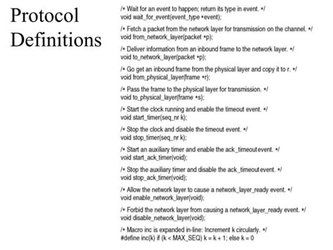 Data Link Layer Elementry Protocols PPTX Computer Networking Computing