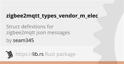 Zigbee Mqtt Types Vendor M Elec Rust HW Library Lib Rs