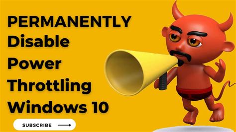 How To Permanently Disable Power Throttling In Windows 10 Youtube