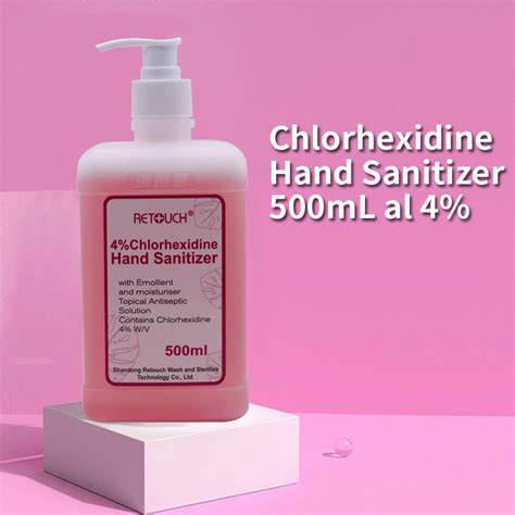 500ml Antiseptic Hand Sanitizer Chlorhexidine Gluconate 4 Solution
