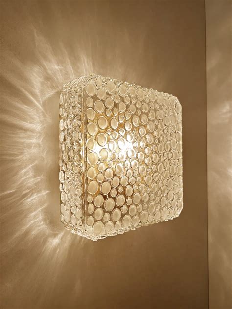 Vintage Bubble Glass Sconce Etsy
