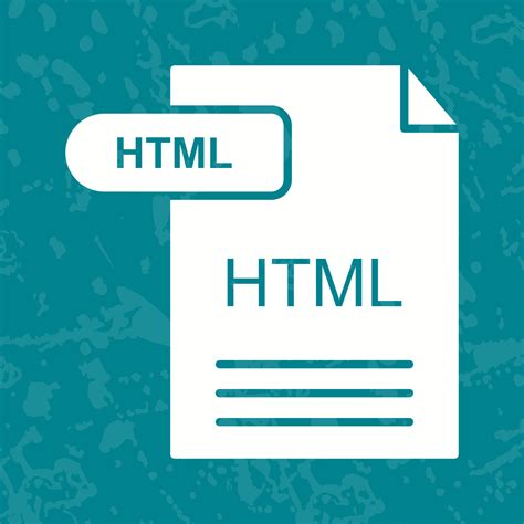 HTML Vector Icon Vector Art At Vecteezy