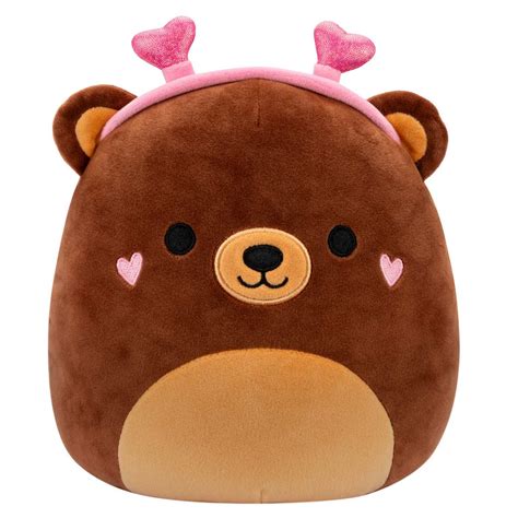 Squishmallows Omar The Brown Bear Valentines Plush Shop Plush Toys