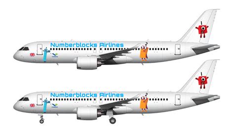 Numberblocks Airlines First C919 Fandom