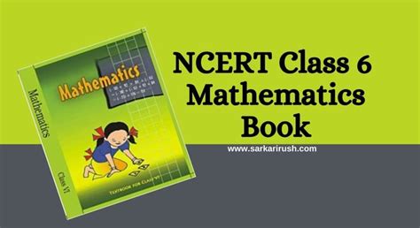 Latest Ncert Class 6 Math Book Pdf Download