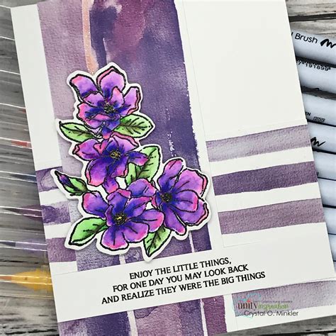 Crystal O Minkler Unity Stamp Company May Whit Kit Have Courage Enjoy The Babe Things