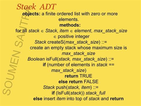 Stack And Its Applications Data Structures Adt Ppt