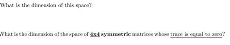solved find a basis for the space of 3x3 symmetric matrices