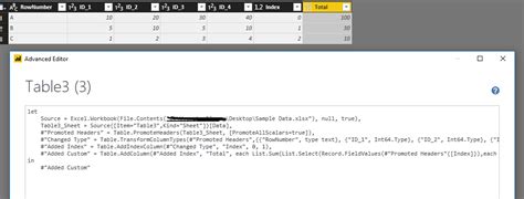Solved Sum Up Undefined Number Of Columns Using Wildcard Microsoft