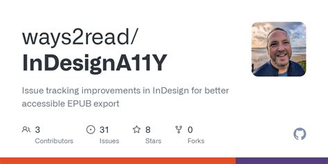github ways2read indesigna11y issue tracking improvements in