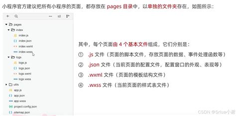 微信小程序开发：基础架构与配置文件 小程序基本架构 csdn博客