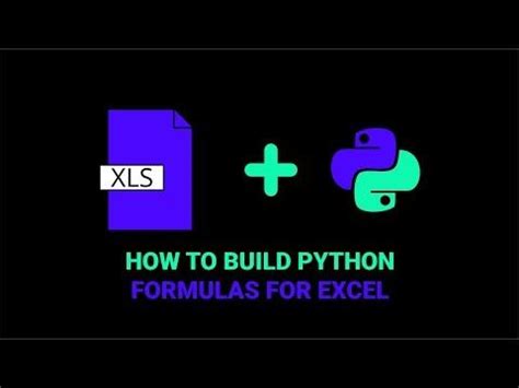 How To Create Python Formulas For Excel Artofit