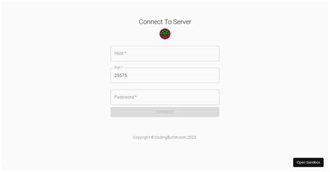 Minecraft Rcon Client Forked Codesandbox