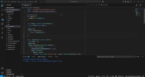 flutter dart counterapp mobiledevelopment learning kunal adhal