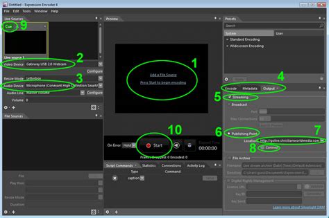 How To Webcast Using Microsoft Expression Encoder