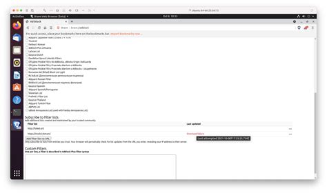 Support For Custom Filter Lists In Shields · Issue 8107 · Bravebrave