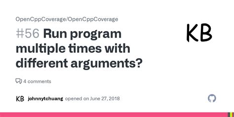 Run Program Multiple Times With Different Arguments · Issue 56