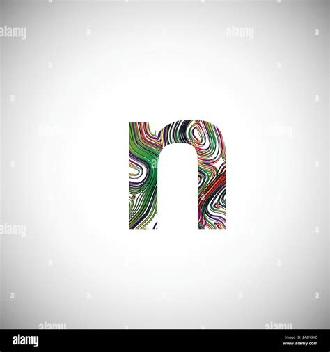 Colorful Character From A Typeface Vector Illustration Stock Vector Image And Art Alamy