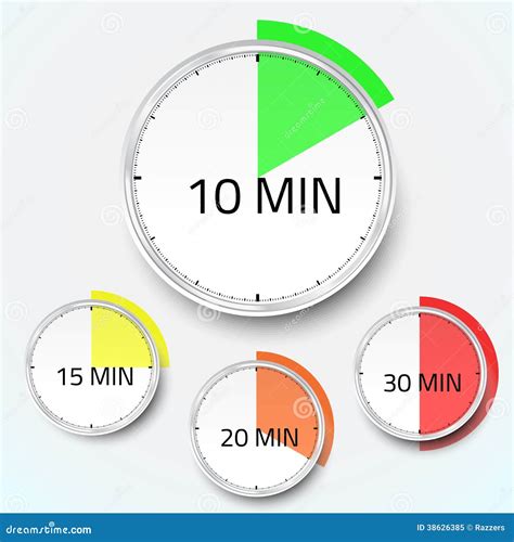 Realistic Clock Timer Stopwatch Vector Icon Stock Vector Illustration