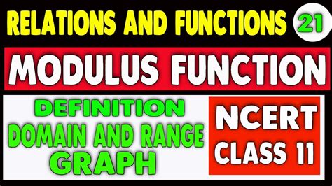 Modulus Function Definition With Examples Domain Codomain And Range Graph Of Modulus