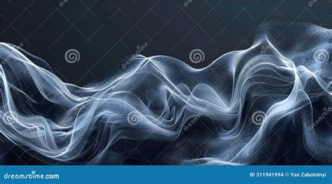 Visual Representation Of Data Flow Generated By Ai Concept Data Visualization Artificial Stock