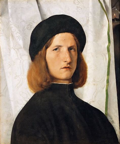 Lorenzo Lotto Ritratto Di Giovane Con Lucerna Mag Arte