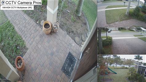 Cctv Multiplexer 4 Camera Display Security Camera And Video