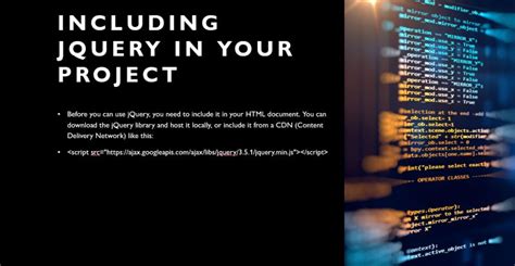 How To Use Jquery In Your Html Document Emmanuel Msafiri Phiri Posted On The Topic Linkedin