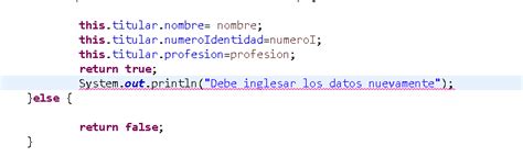 Error de compilación al incluir System en la clase cuenta Java OO Entendiendo la Orientación