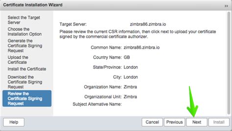 How To Install An SSL Certificate On Zimbra Mail Server Knowledge Base