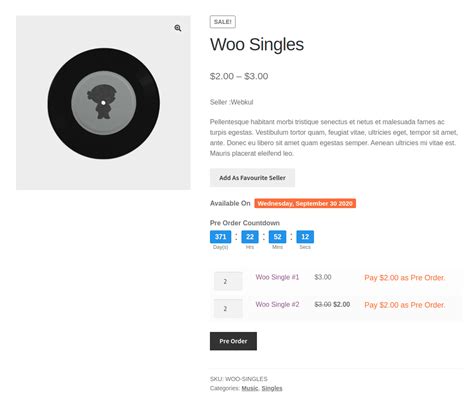 Marketplace Pre Order Plugin For Woocommerce By Webkul Codecanyon