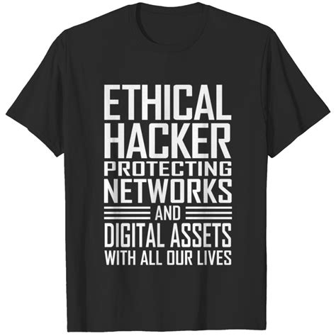 Ethical Hacker Protecting Cybersecurity It Pen T Shirt Sold By Row