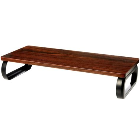 Amazon Basics Wood Monitor Stand Computer Riser Walnut